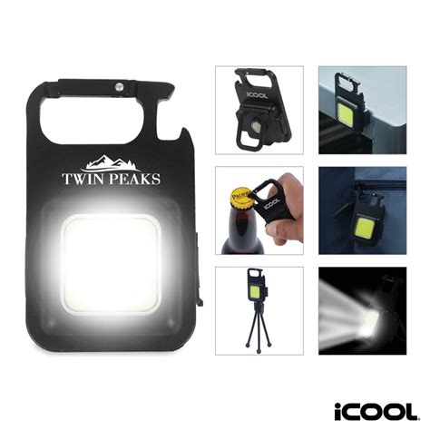 ICOOL Elwood Rechargeable Multi Function COB Emergency Worklight Branded ICOOL