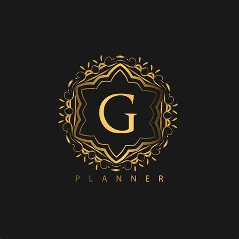 로고 프리미엄 럭셔리 프리미엄 벡터