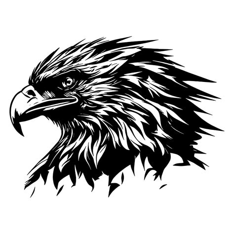 Eagle Black And White Logo