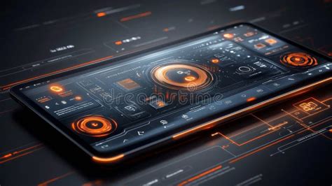 digital data visualization in a futuristic virtual environment with