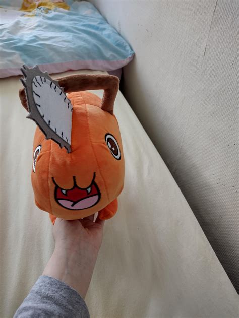 My New Pochita Plushie Just Arrived I Am So Happy I Could Die R