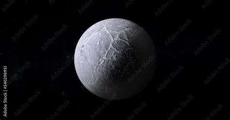 Vidéo Stock Orcus Dwarf Planet Rotating Loop Adobe Stock