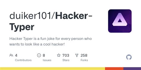 Github Duiker101hacker Typer Hacker Typer Is A Fun Joke For Every Person Who Wants To Look