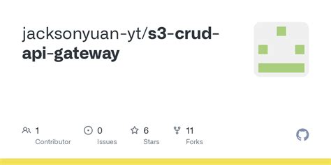 Github Jacksonyuan Yt S Crud Api Gateway