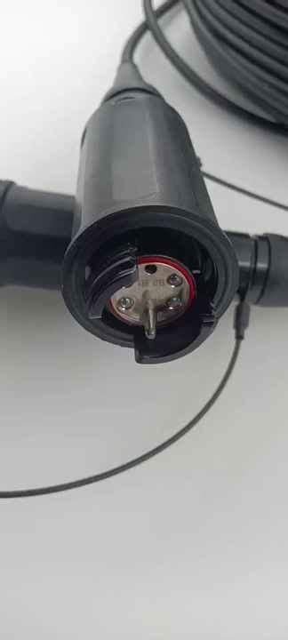 XXD Fiber Cable IP68 Grade Connector Hermaphroditic Interconnection Fiber Optical Expanded Bea