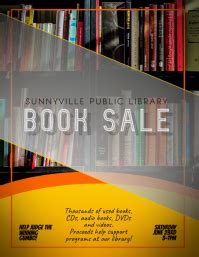 12070 Library Book Sale Customizable Design Templates Postermywall