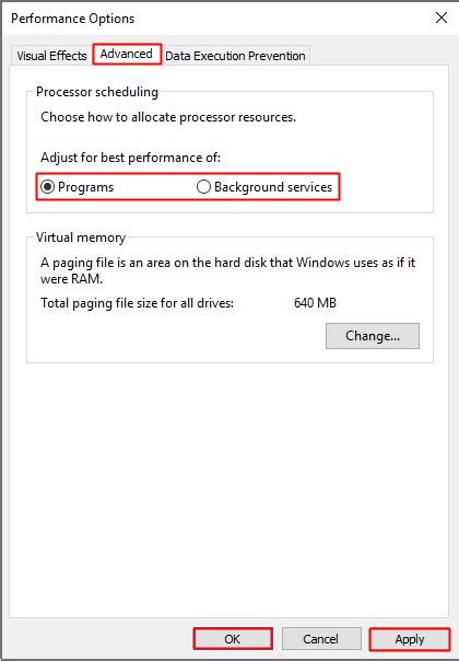 Introduction To Win32 Priority Separation And Its Usage Minitool