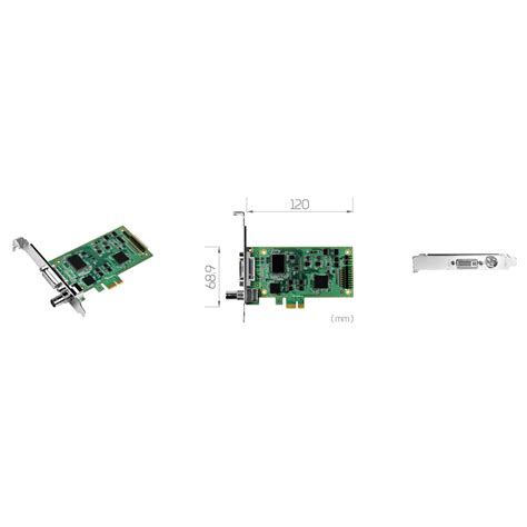 SC550N1 L AIO Low Profile PCIe 1080P60 DVI I SDI Video Frame Grabber Things Embedded USA