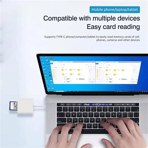Multifunction Card Reader Usb C Type C Sd Reader Supports Sd And Micro Memory Card Adapter