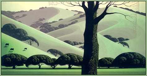 Santa Ynez Pastures By Eyvind Earle Artchive
