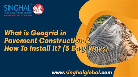 What Is Geogrid In Pavement Construction And How To Install It