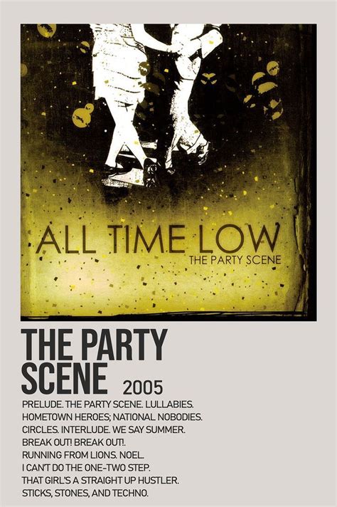 All Time Low Album Cover The Party Scene