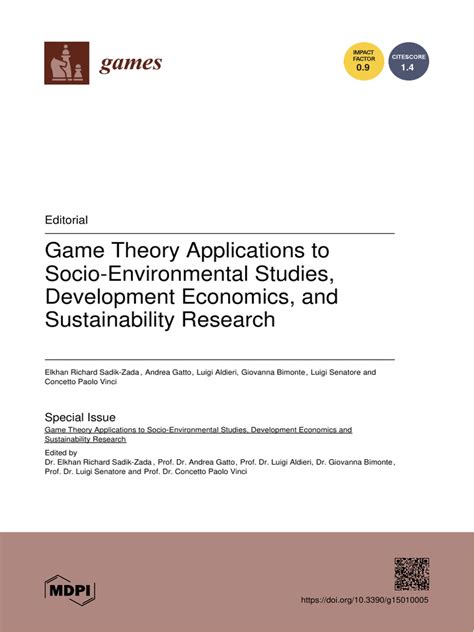 3 Game Theory Applications To Pdf
