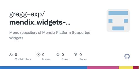 Github Gregg Exp Mendix Widgets Resources Mono Repository Of Mendix Platform Supported Widgets