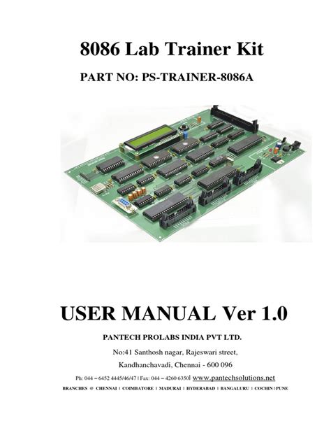 8086 manual ver 4 0 pdf assembly language input output