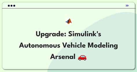 Mathworks Simulink Autonomous Vehicle Design Product Improvement