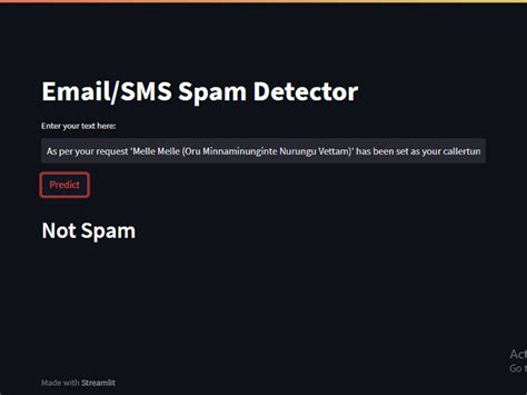 Smsemail Spam Detection System Upwork
