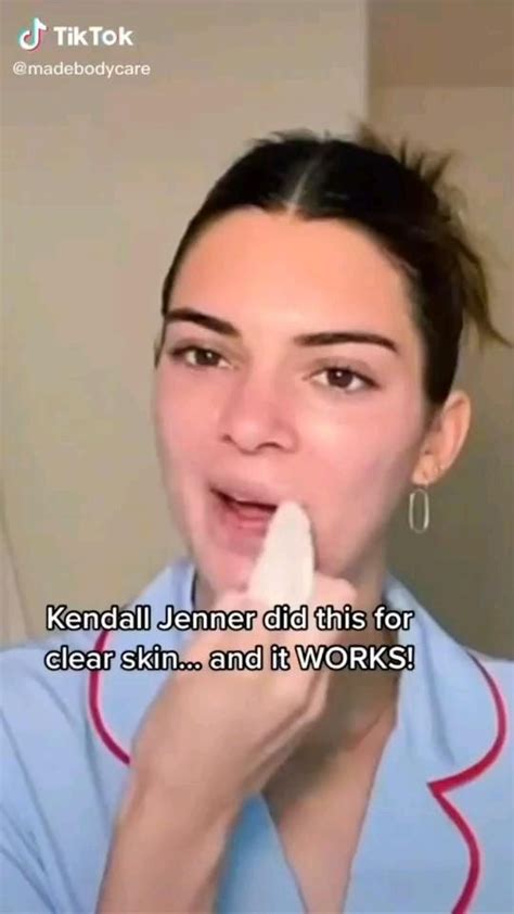 Kendall Jenner Beauty Tips Skin Care Routine Celebrity Skin Care