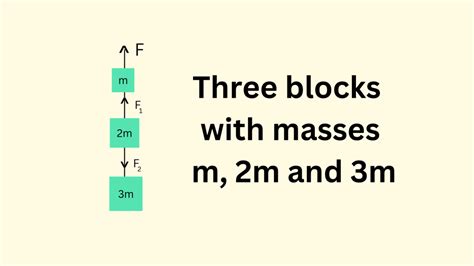 Three Blocks With Masses M 2m And 3m Answer With Explanation