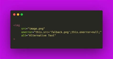 Ammar Abutalip On Linkedin Htmljavascript Tip 💡 Use The `onerror` Attribute To Set A Fallback