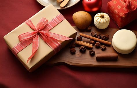 빨간색과 갈색 선물 포장 노리개 원기 회복 도마 배경 일러스트 및 사진 무료 다운로드 Pngtree