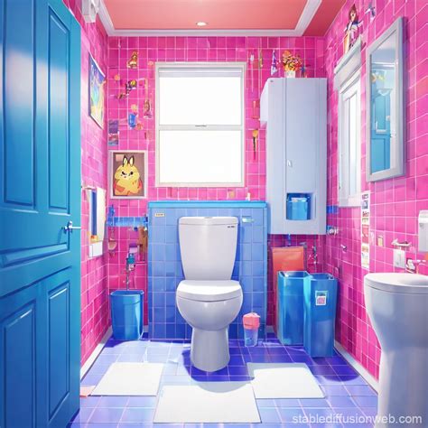 Skibidi Dance Scene: Toilet Setting | Stable Diffusion Online