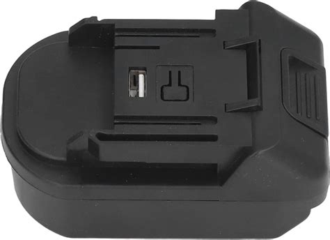 Adaptador De Bateria Abs Lithium Machine 21v Conversor Usb Led 18v