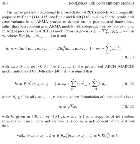 r how to check the residuals of a arima arch model cross validated