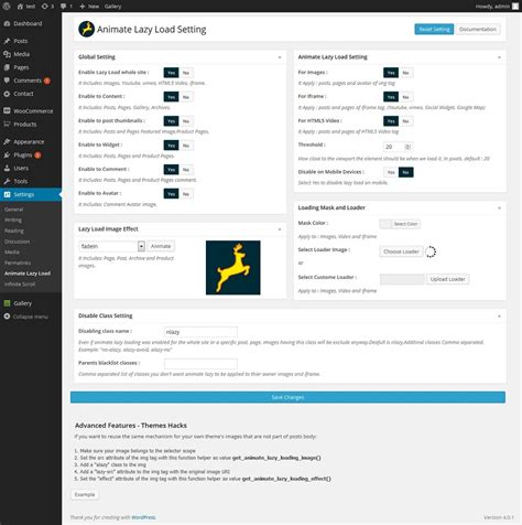 Animate Lazy Load WordPress Plugin By Saraggna CodeCanyon