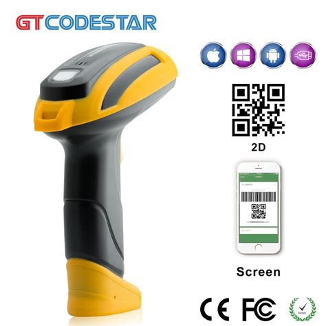 Rugged Industrial Design Qr Code Reader 2D Wired Barcode Scanner Rugged Barcode Scanner And