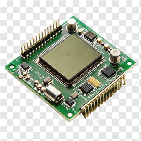 microcontroller with multiple pins and components for embedded systems