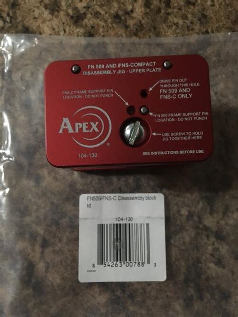 Apex Tactical FN And FNS Compact Disassembly Jig Used Once Cash Only Mandan ND