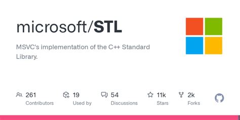 Github Microsoftstl Msvcs Implementation Of The C Standard