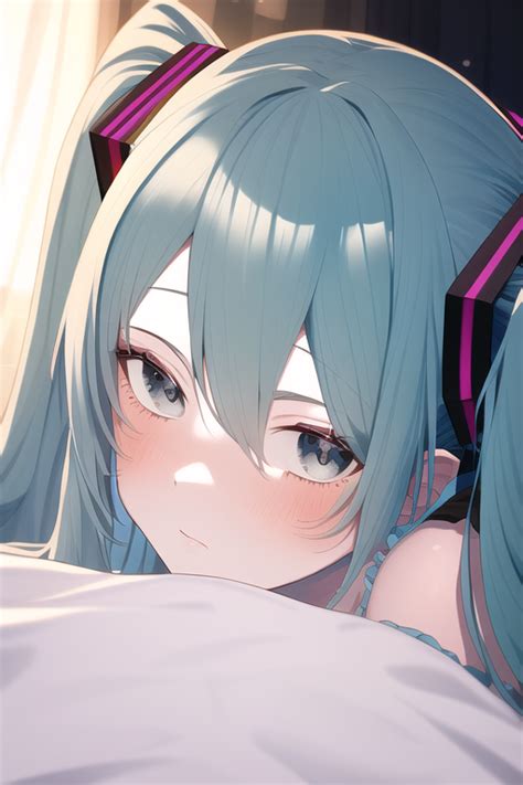 Miku In Bed 2 By Sutchyy On Deviantart