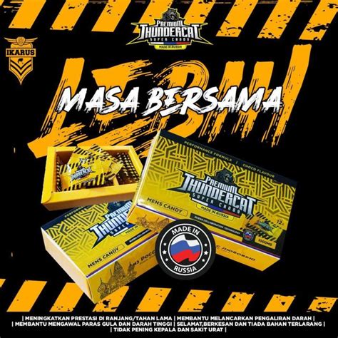 Thundercat Candy Original Gerenty Bro Auto Jadi Superman Tahan Lamaa Besarr Panjangg Lazada