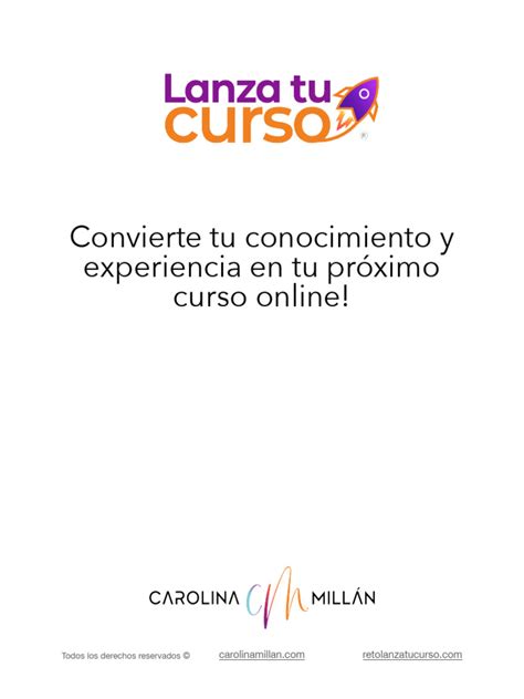 Lanza Tu Curso Bootcamp 2 Intro Pdf Iniciativa Empresarial