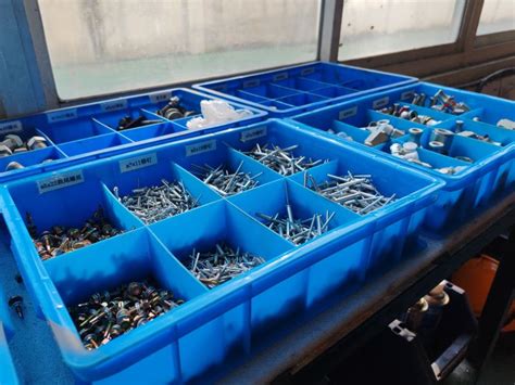 Lean Process Continous Improvement Double Box 1 For Some Small Value Parts Such As Nuts