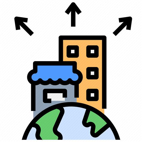 Expansion Globalization Growth Scaling Business Export Icon Download On Iconfinder
