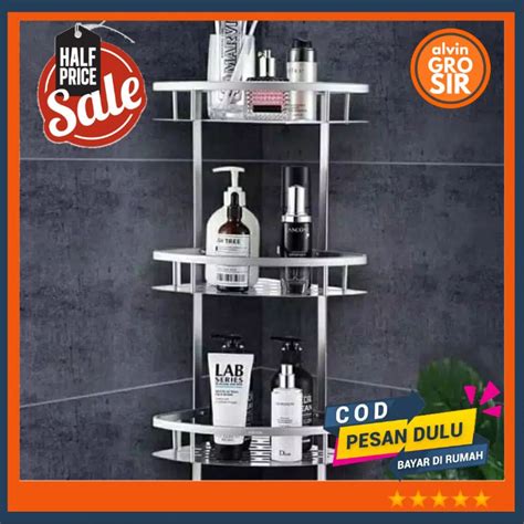 Jual Wadah Sabun Serbaguna Rak Sabun Tempel Tempat Peralatan Mandi Gantung Dinding Bathroom