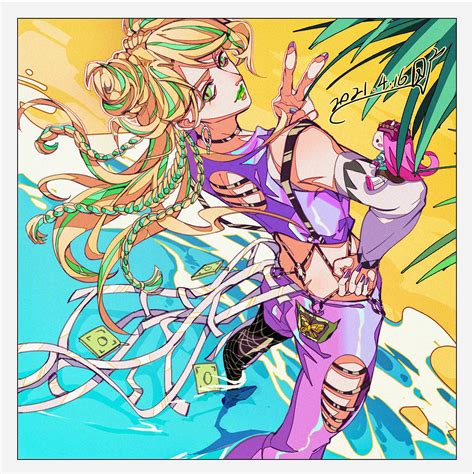 Kuujou Jolyne Stone Ocean Zerochan Anime Image Board