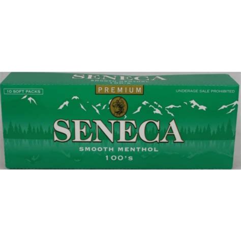 Seneca Smooth Menthol 100s Soft Box Cigarettes 10 Cartonsseneca