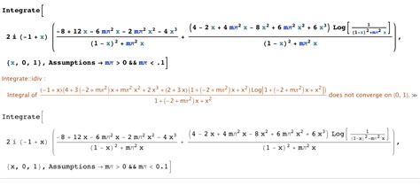 Calculus And Analysis Version 8 0 Integrates But Version 9 0 1 Doesnt Mathematica Stack
