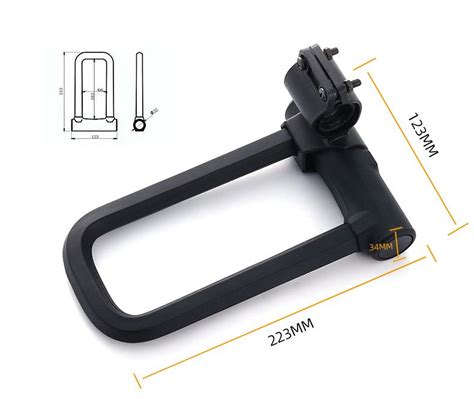 Odm Bike Lock Set Heavy Duty Keyed Mounted Bracket Bicycle U Lock