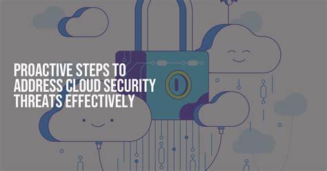 Proactive Steps To Address Cloud Security Threats Effectively