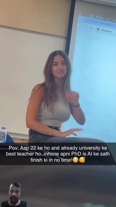 This Teacher 🔥💫 So Cute 🥰 Codergirl Greenscreen College