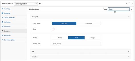 How To Add Mixed Variation Swatches In Woocommerce Blocksy