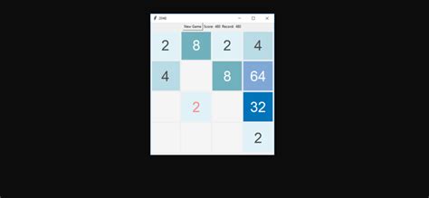 Simple 2048 Game In Python With Source Code Source Code Projects