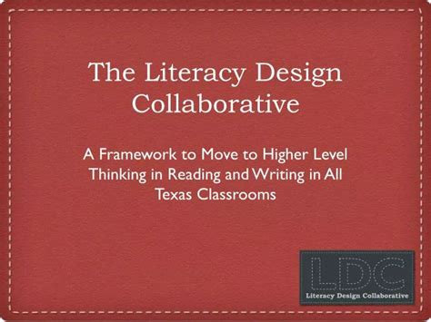 Ppt The Literacy Design Collaborative Powerpoint Presentation Free