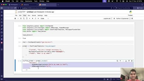 How To Build Chatbot Using Langchain Part 1 Chatprompttemplate And