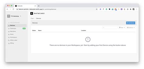 get started datacake docs